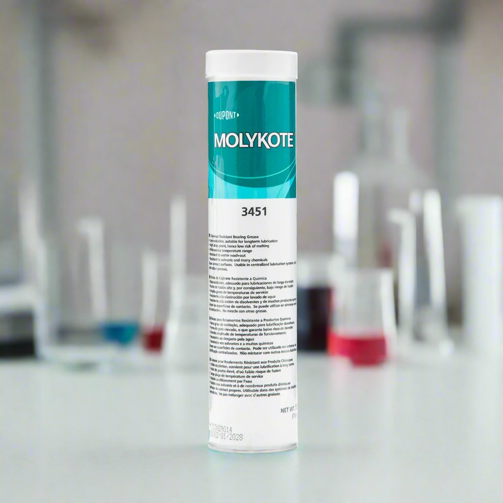 Molykote 3451 Fluorosilicone Grease for Harsh Chemicals | Bulk55
