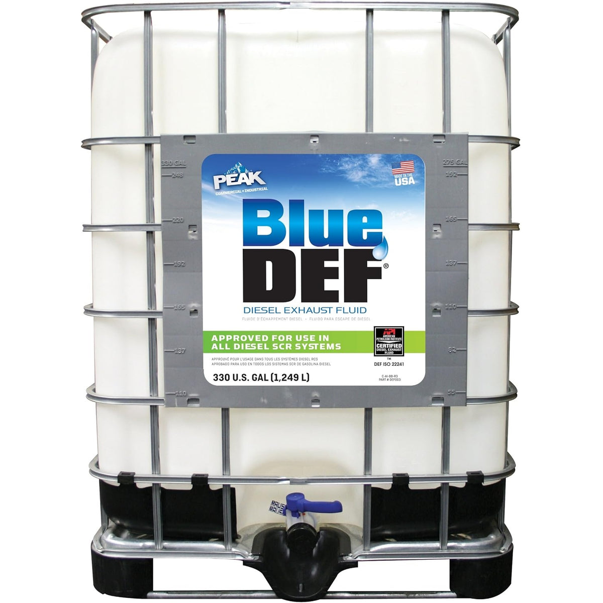 BlueDEF Diesel Exhaust Fluid - 330 Gallon 330 Gal. Tote | Vehicle ...