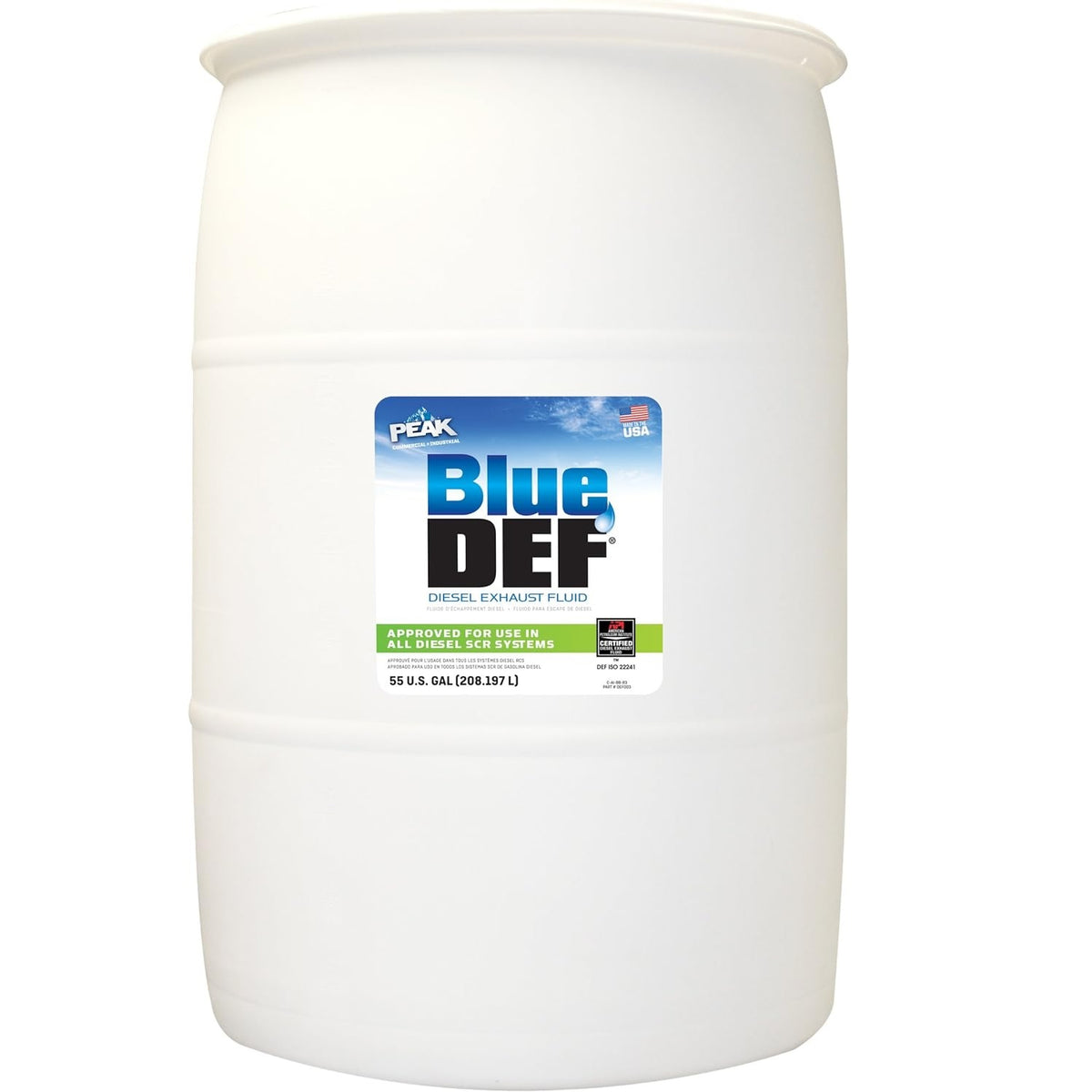 BlueDEF Diesel Exhaust Fluid - 55 Gal Drum 1 Drum | Vehicle Fluids ...