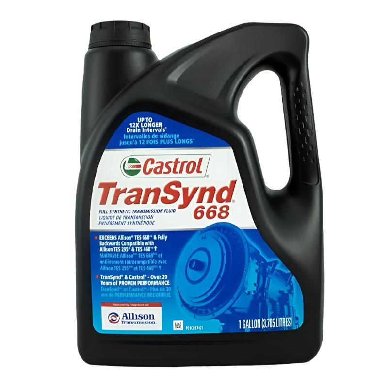 Castrol TranSynd 668 Allison TES Full Synthetic Transmission Fluid ...