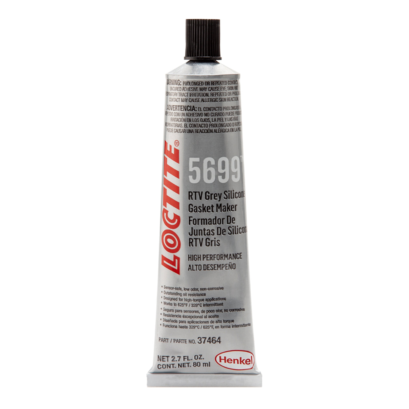 Loctite RTV 5699 Gray Silicone Gasket Maker – 80 ml - 6 Count - Only f ...