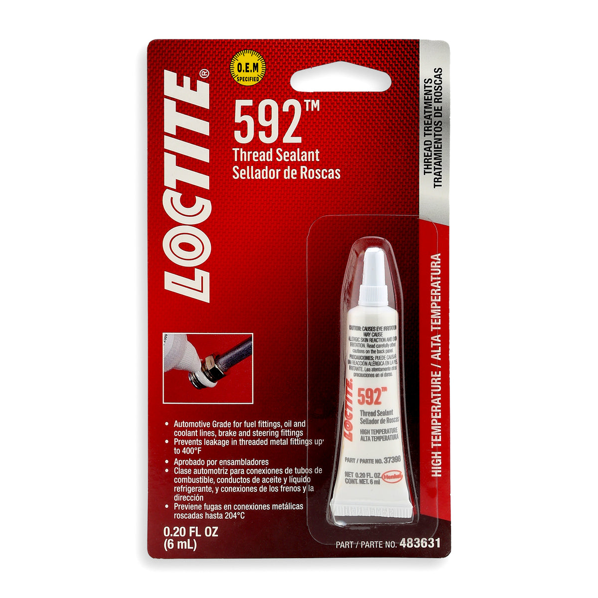 Loctite 592 PST Thread Sealant 0.2 oz. 24 Tubes | Hardware Glue ...