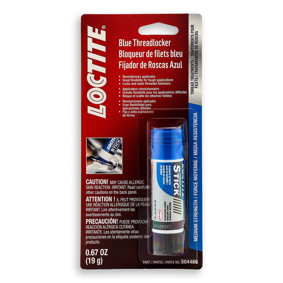Loctite 248 Blue Threadlocker Glue Stick 0.67 oz. 18 Pieces | Hardware ...