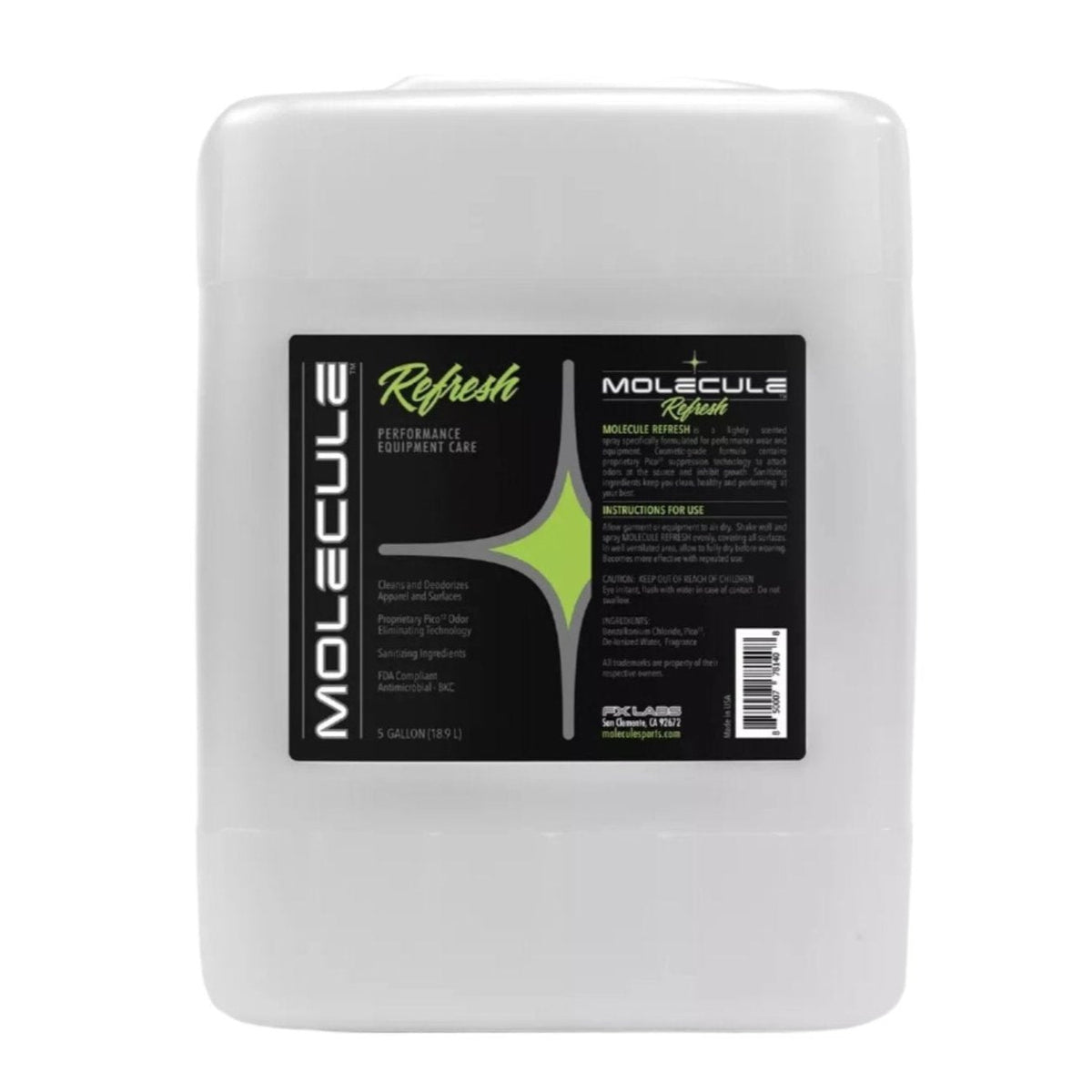 REFRESH Apparel & Gear Deodorizer - 5 Gal Jug 1 Jug | Fabric ...