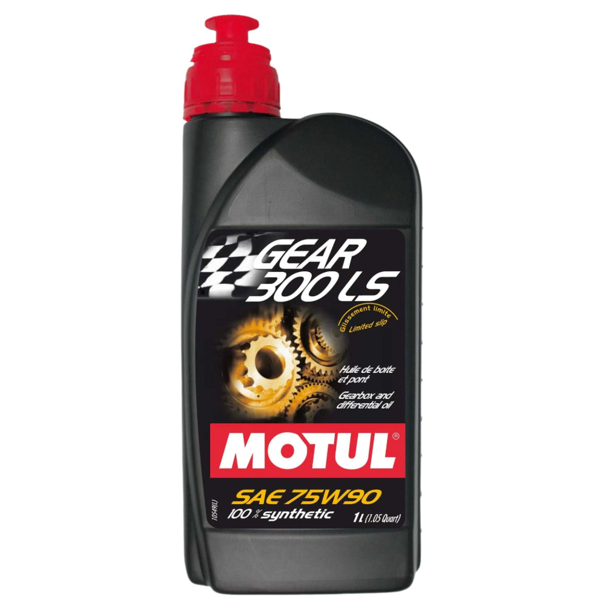 MOTUL GEAR 300 LS SAE 75W90 Transmission API GL-5 Liter Bottles 24 ...
