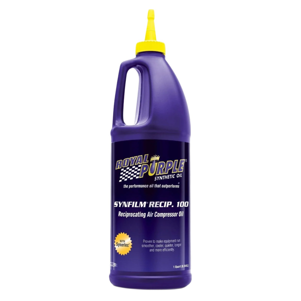Royal Purple Synfilm 100 Reciprocating Air Compressor Oil Quart Bottles ...